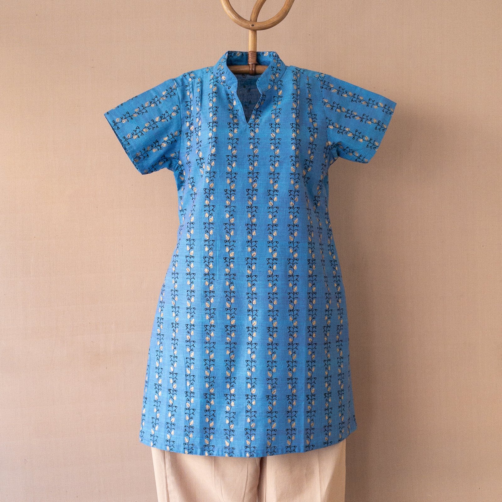 Hand block printed kurta 308 – DAMA Handloom Store