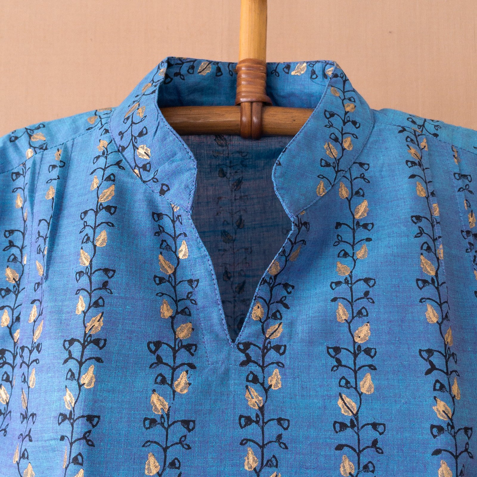 Hand block printed kurta 308 – DAMA Handloom Store